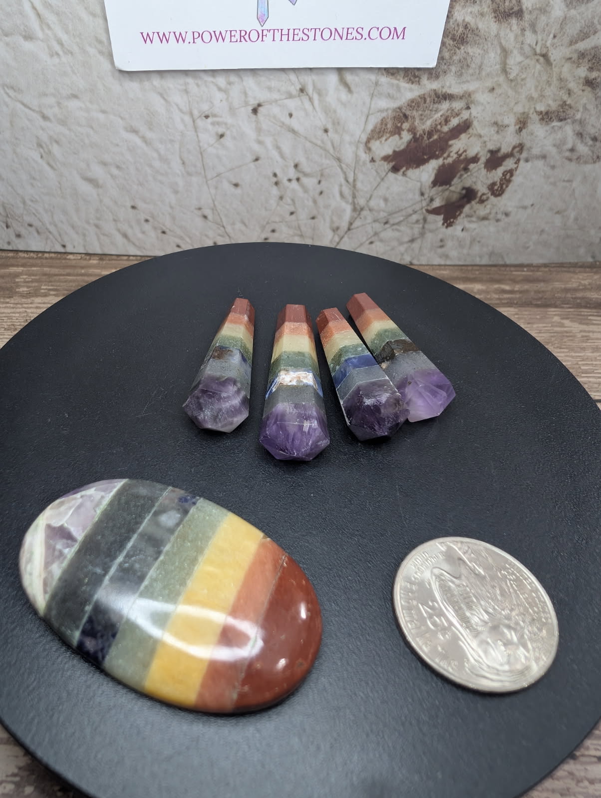 Chakra mini DT points / Worry stone bundle – Witchsey Marketplace