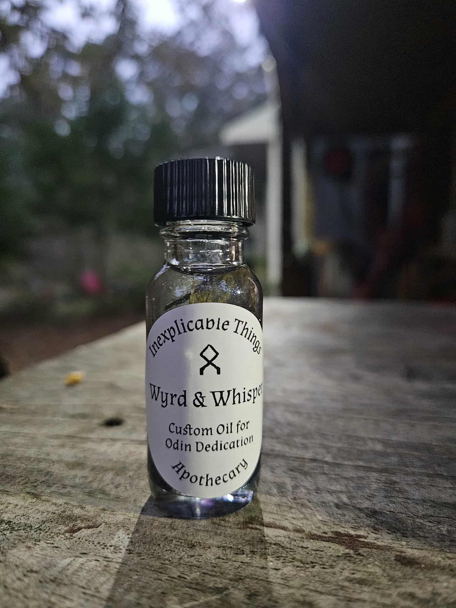 Wyrd & Whisper – Ritual Oil for Odin Dedication – Witchsey Marketplace